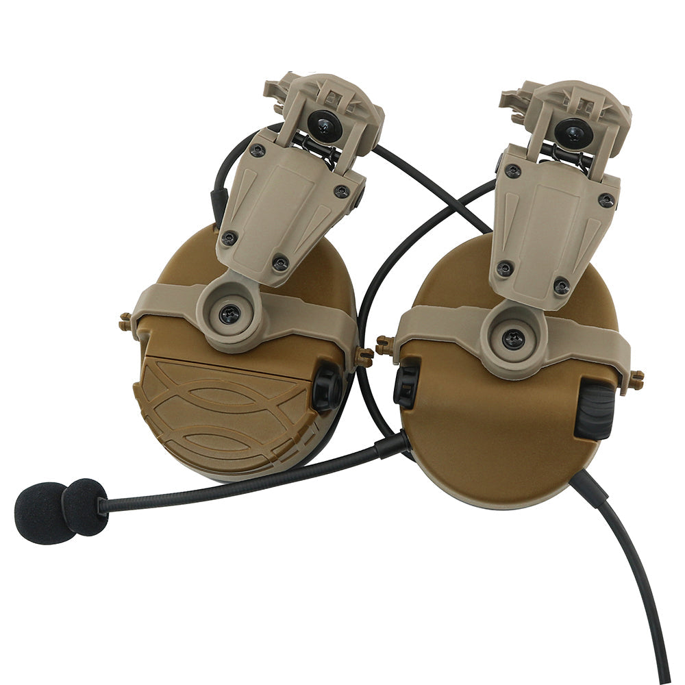 TS TAC-SKY ARC Rail Helmet Holder Tactical Noise Canceling Headset for
