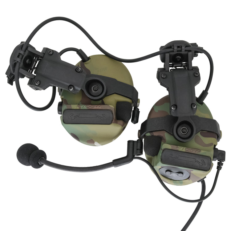 TAC-SKY C3 Tactical Headset Helmet Rail Adapter Version Noise Cancelli ...